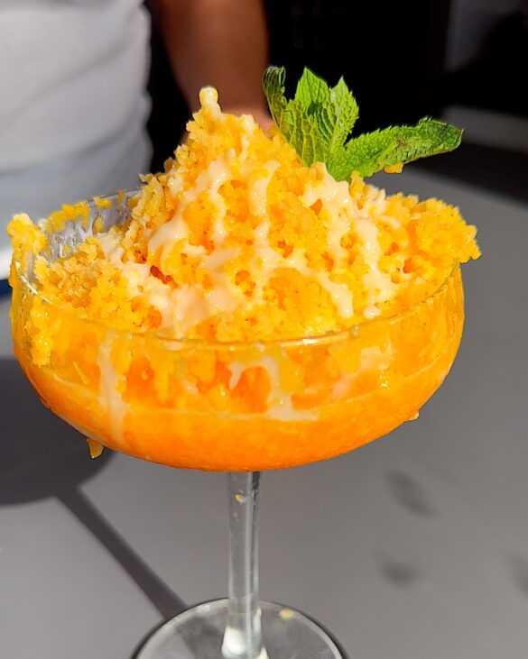 Aperol Spritz Shaved Ice - Ems Foodie Fix