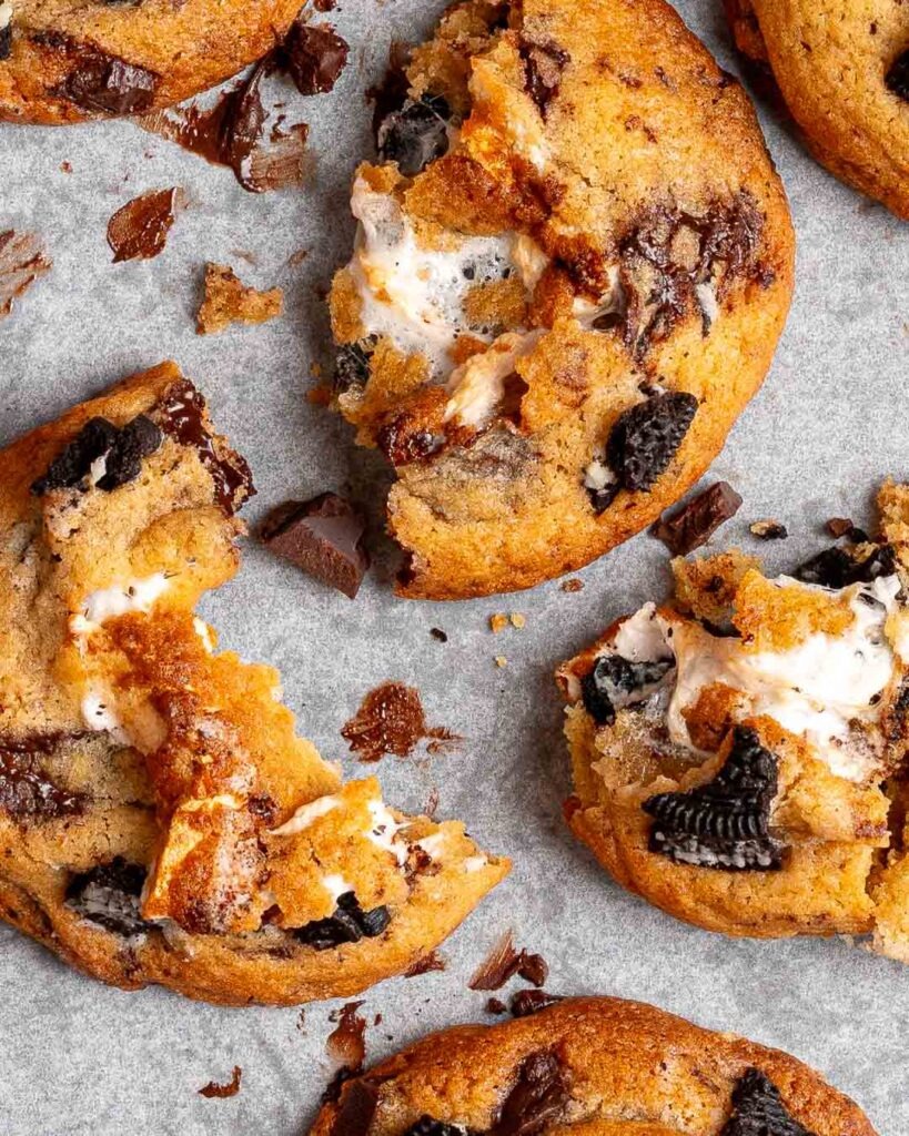 S’mores Oreo Cookies - Ems Foodie Fix
