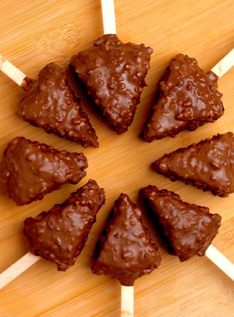 Edible Brownie Pine Cones - Ems Foodie Fix